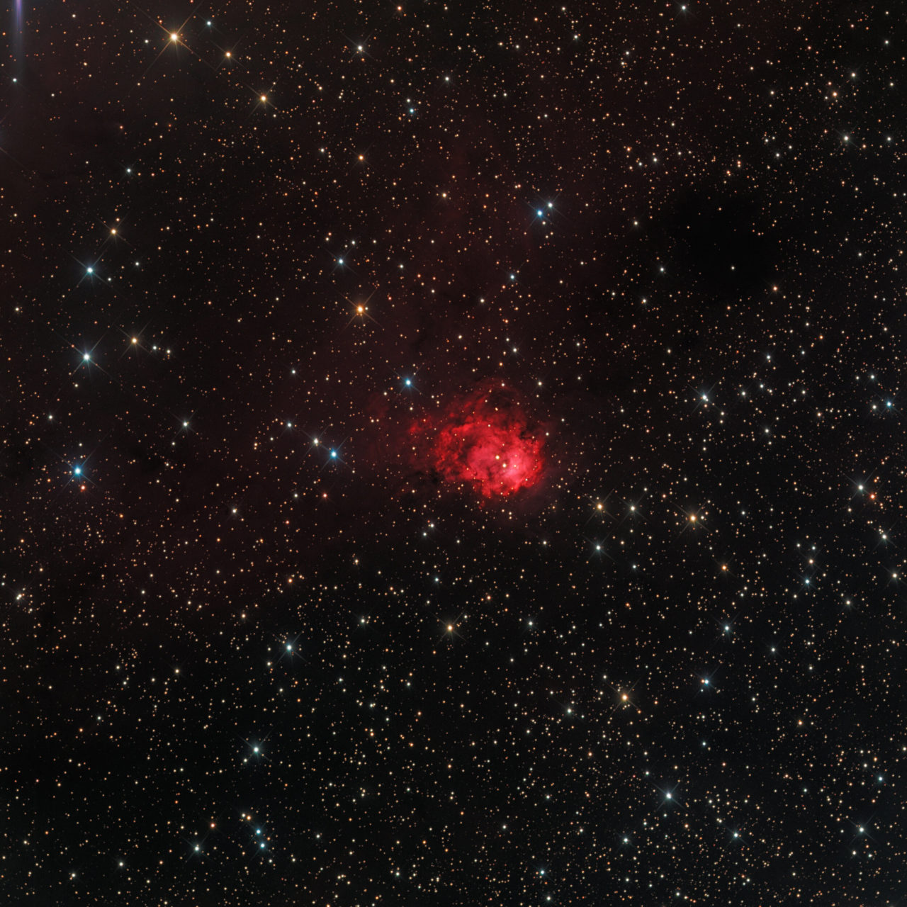 Northern Logoon Nebula (NGC 7538) Astrophotography Martin Rusterholz