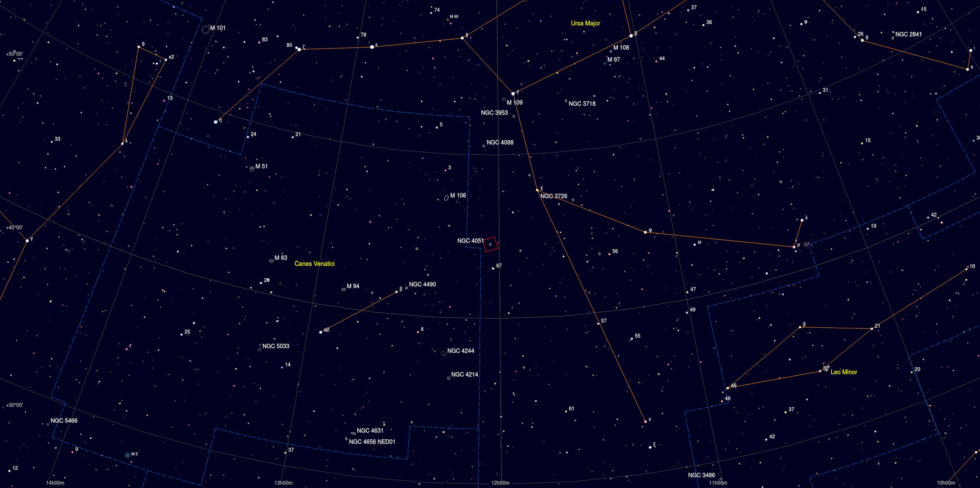NGC 4051 in Ursa Major Astrophotography Martin Rusterholz