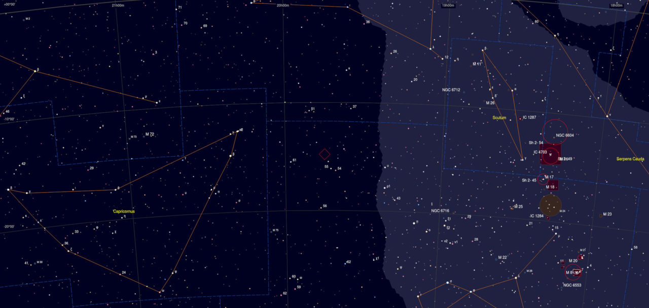 Barnard's Galaxy (NGC 6822) Astrophotography Martin Rusterholz